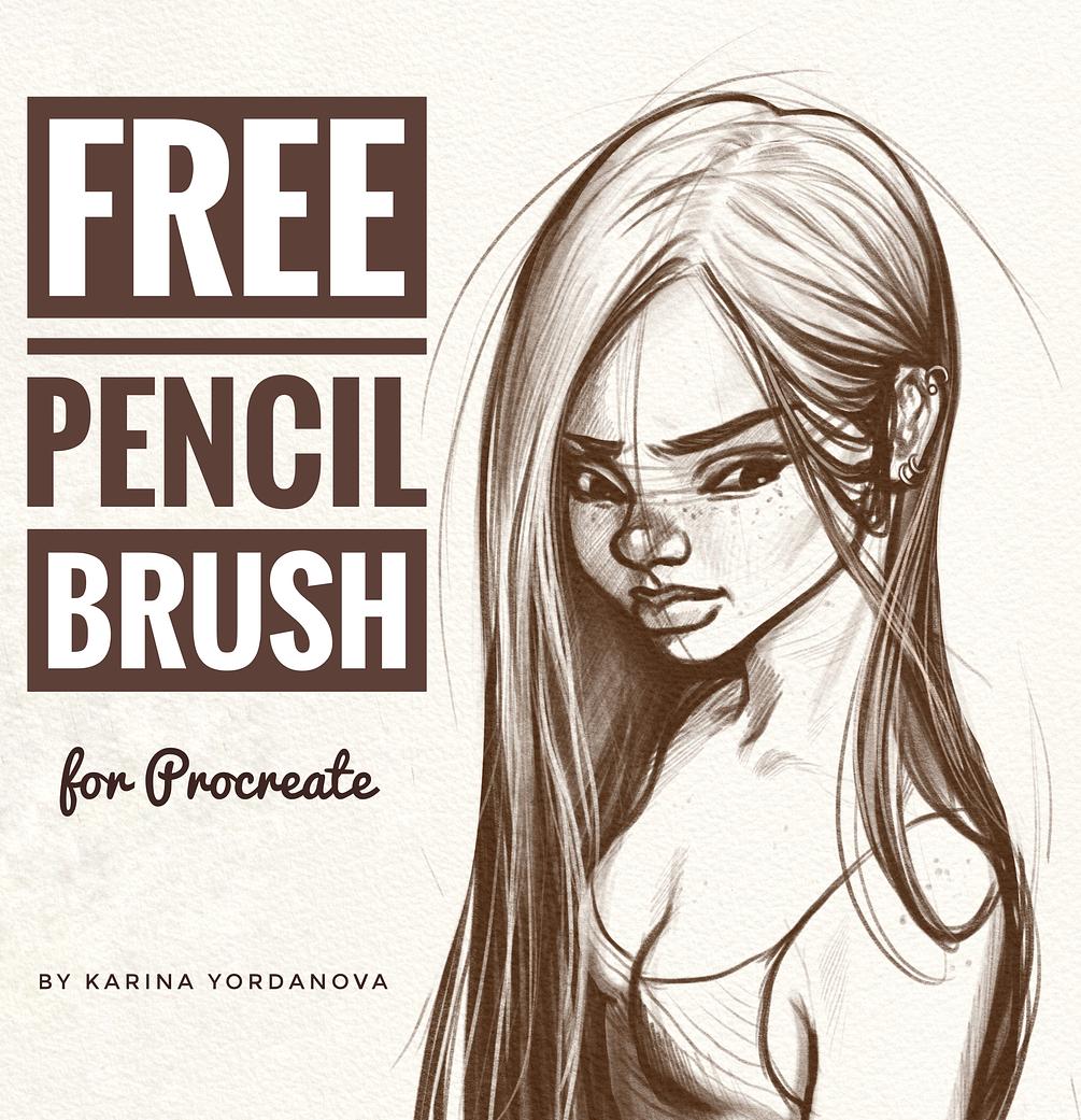 FREE PENCIL BRUSH FOR PROCREATE 