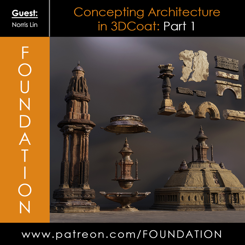 Foundation Patreon - Concepting Architecture in 3DCoat: Part 1 - with ...