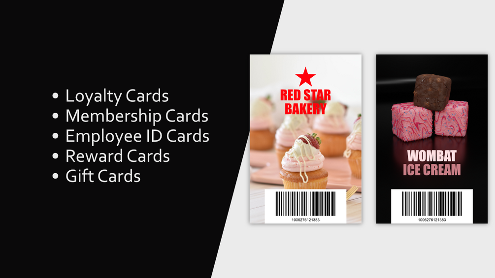 Bar Code Card Kit [loyalty, membership, discounts, employee IDs...]
