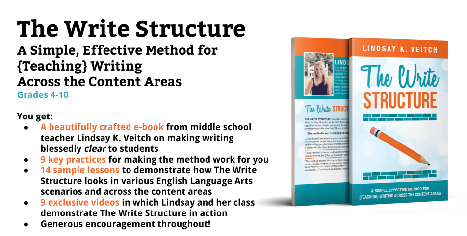 The Write Structure: A Simple Effective Method for {Teaching} Writing ...