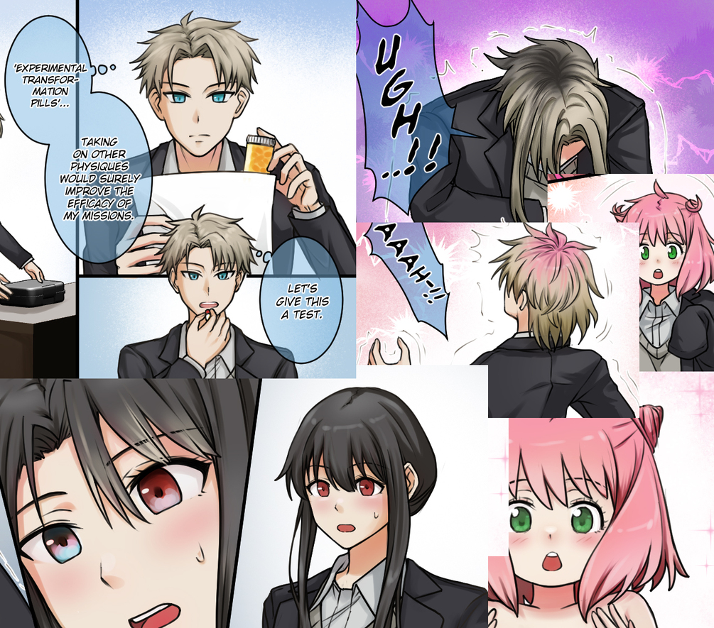 Loid into Yor and Anya TGs Part 1 ~ 他者変身 TSF