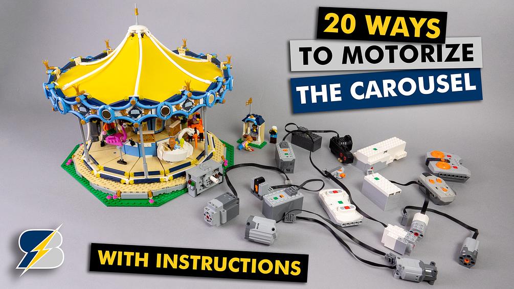 LEGO® Creator Expert 10257 Carousel motorization instructions with Boost