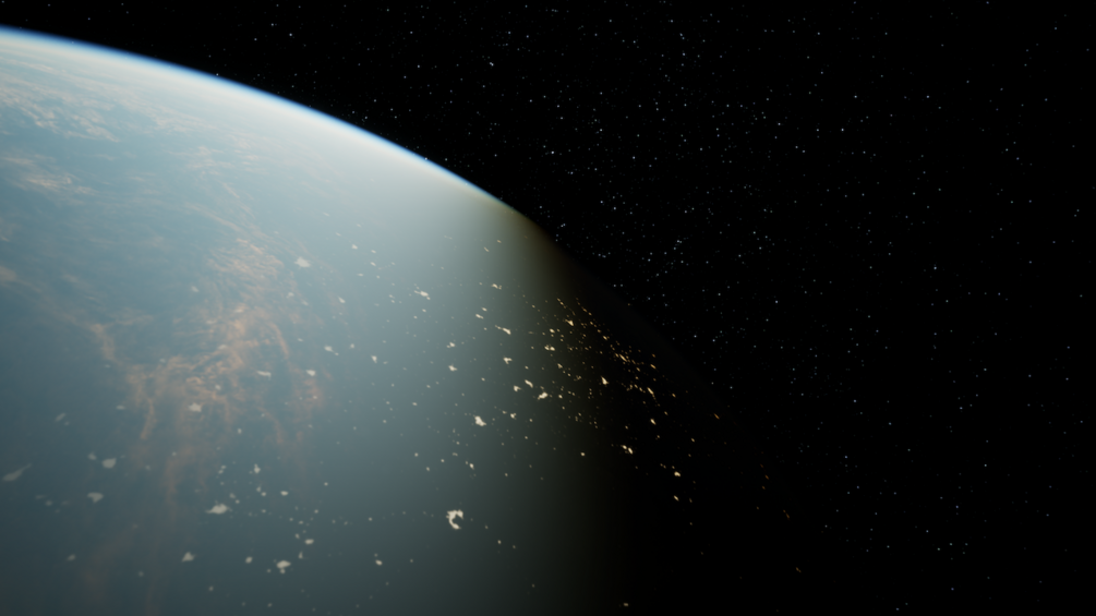 Earth from Space - One FREE 8K HDRI Background image