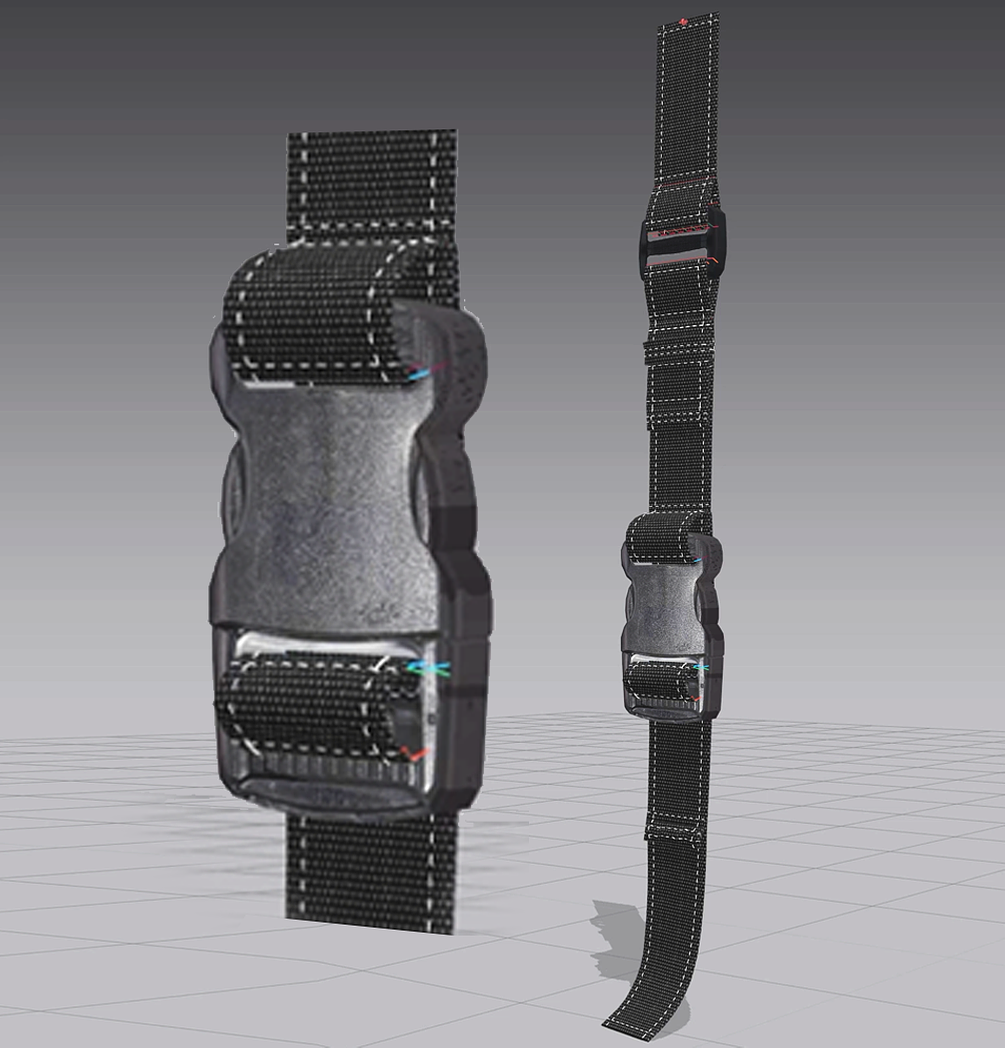 Marvelous Designer - Buckle & Strap 01