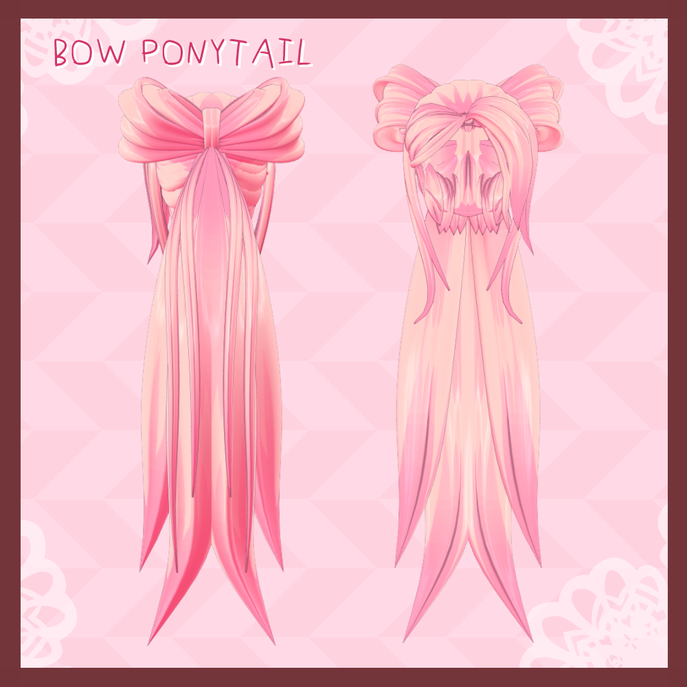 [MMD] Bow Ponytail