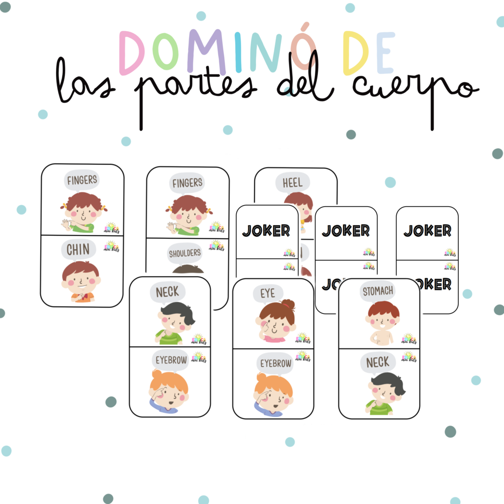 Dominó partes del cuerpo
