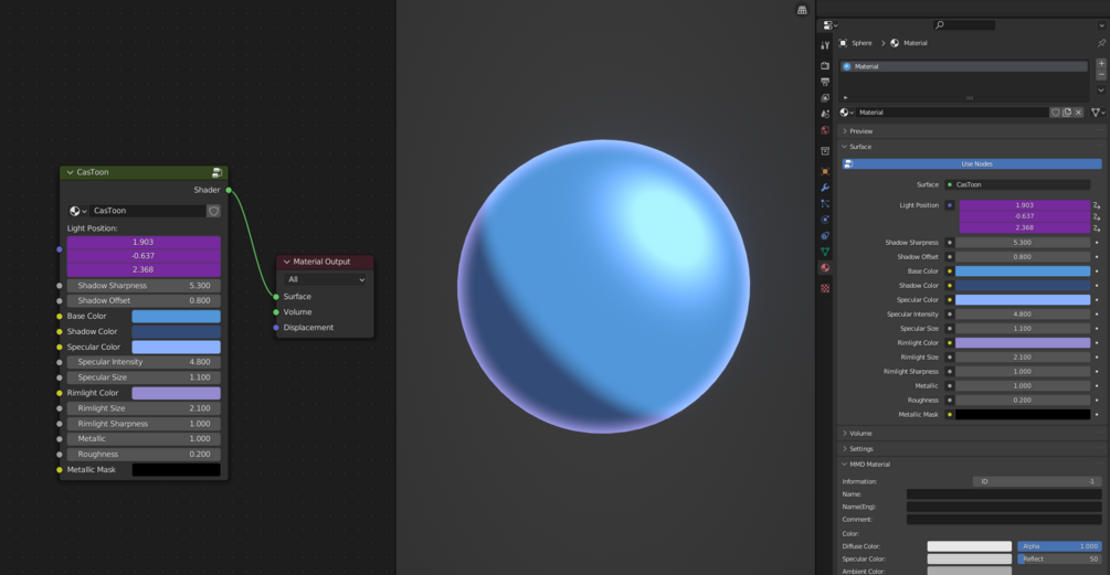 Custom-Lit Master Toon Shader (Cycles + Eevee) | CasToon