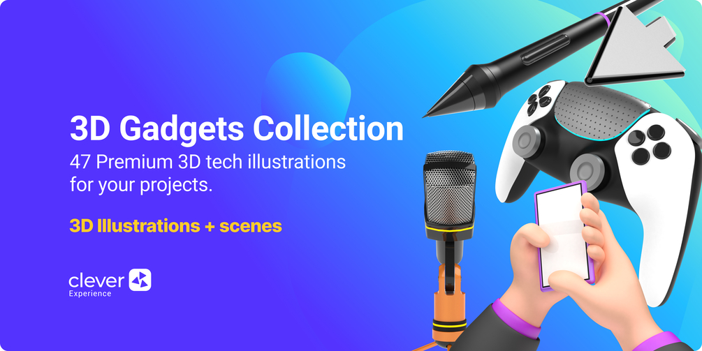 3D Gadgets Collection (Premium)