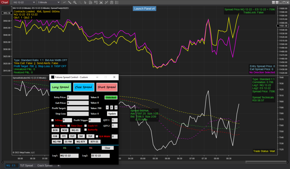 Spread Trading Tools
