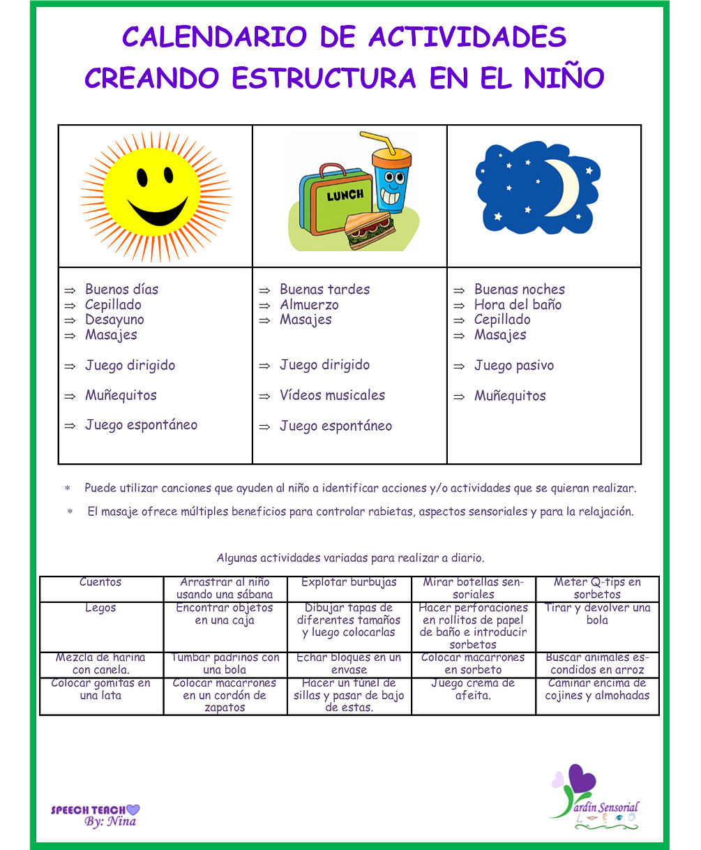 Calendario De Actividades