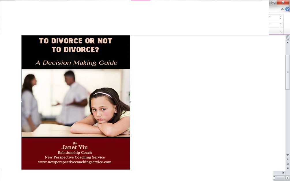To Divorce or Not to Divorce? A Decision Making Guide