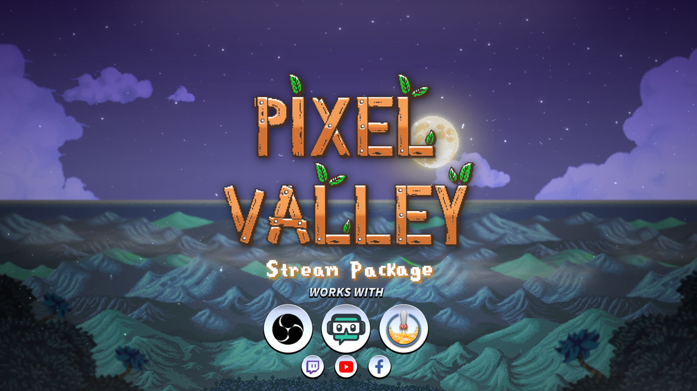 STARDEW VALLEY Inspired Animated Twitch Overlays ⭐ Mega Pack ⭐