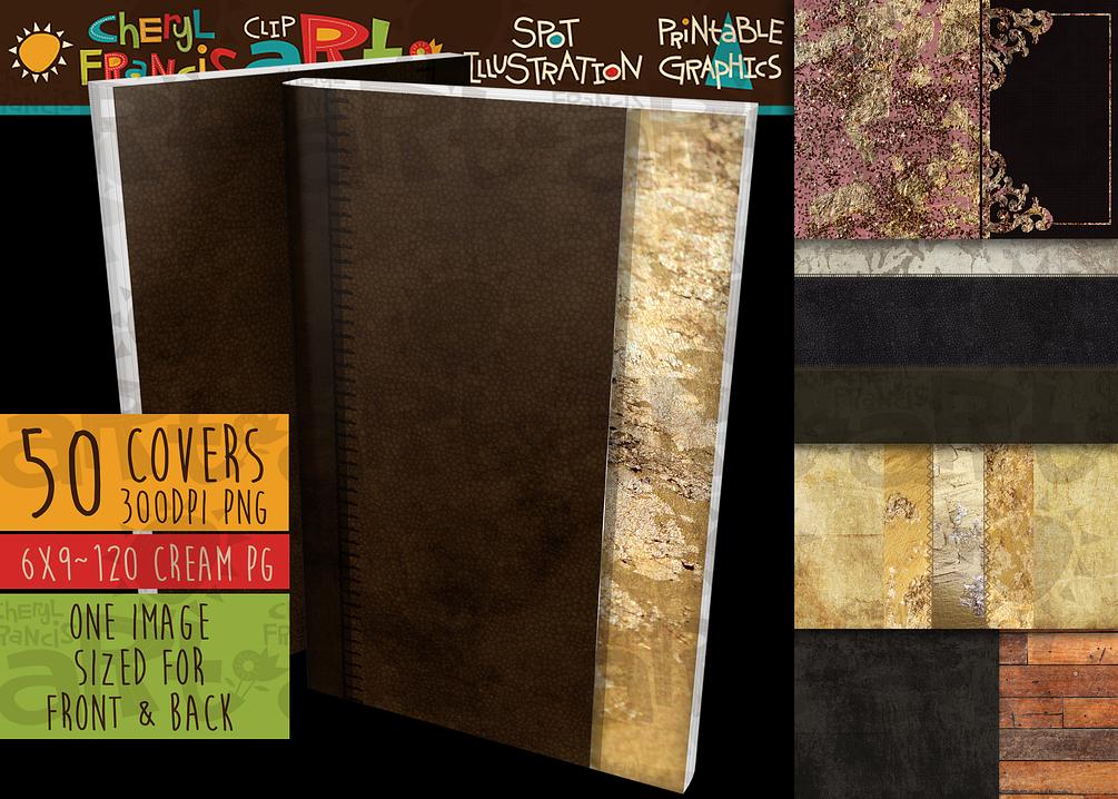 50 Ready Made KDP Book Cover Designs 6"x9"