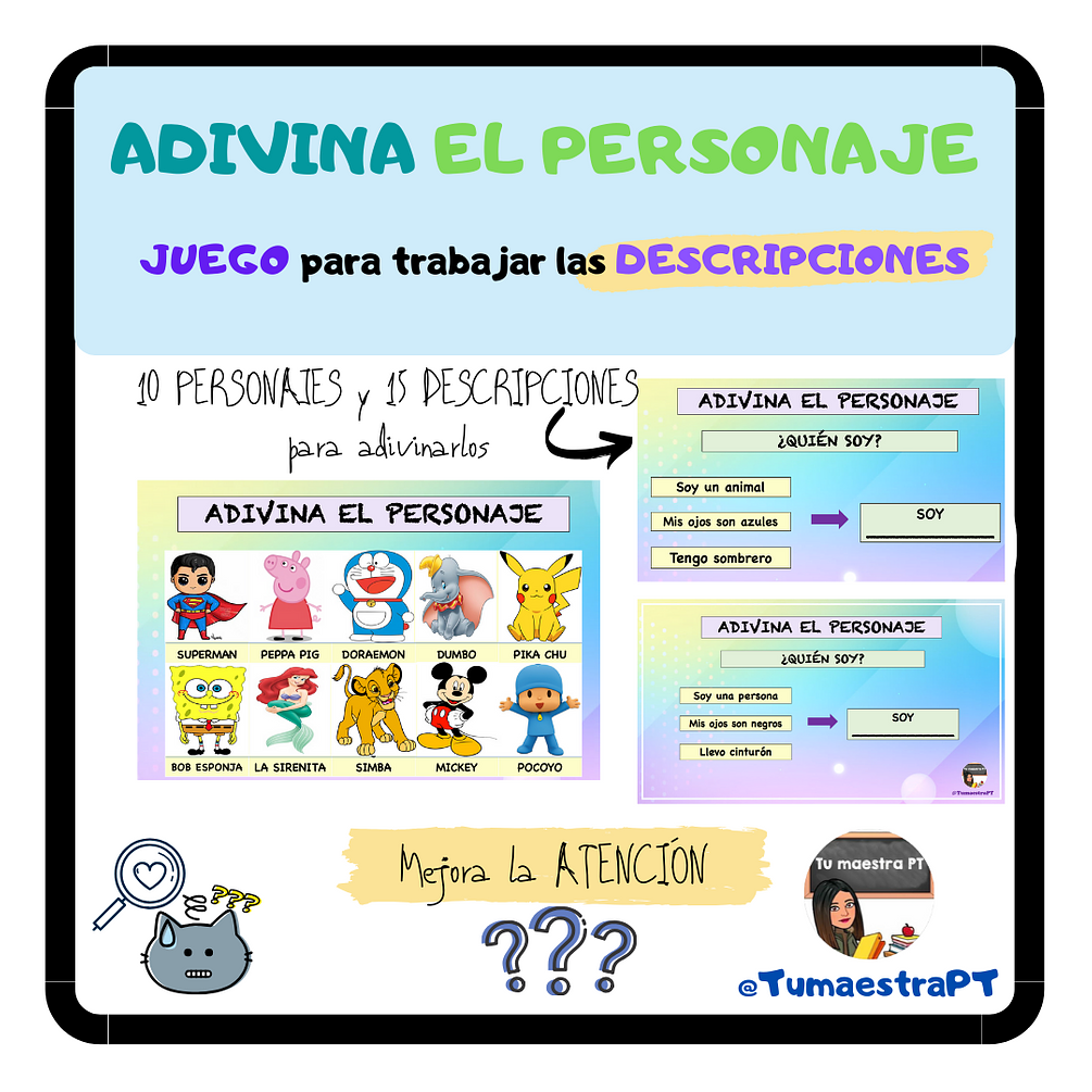 ADIVINA EL PERSONAJE