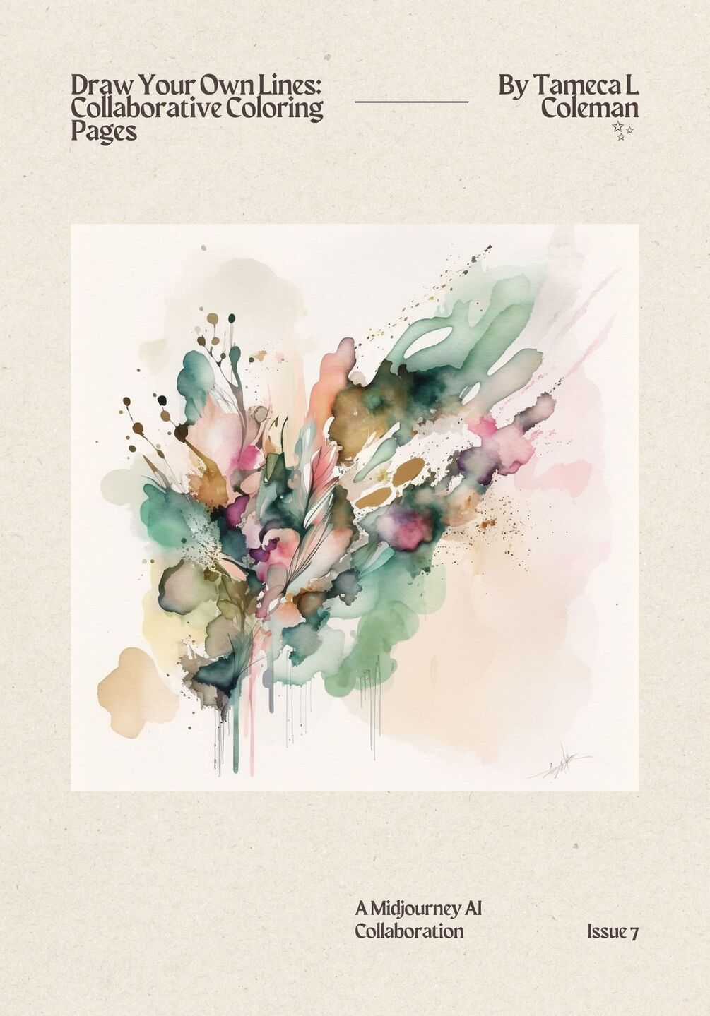 Draw Your Own Lines: Collaborative Doodle Pages, Issue 7