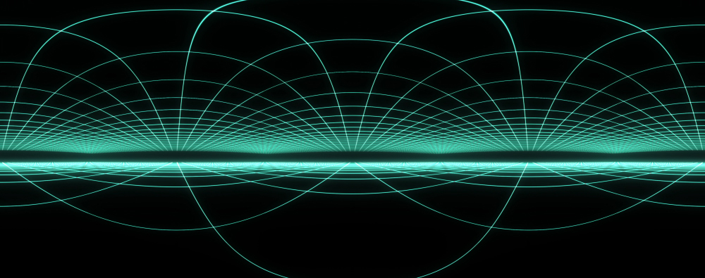 Green Neon Grid