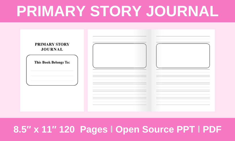 Editable Primary Story Journal for Kdp