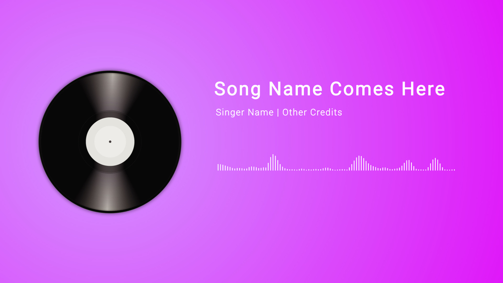 Audio Waveform/Spectrum Template FREE for first 100 users