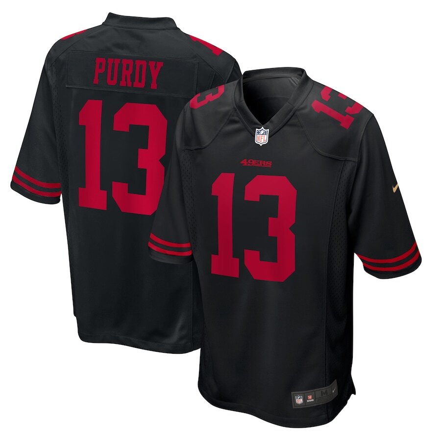 Brock Purdy San Francisco 49ers Black Alternate Jersey
