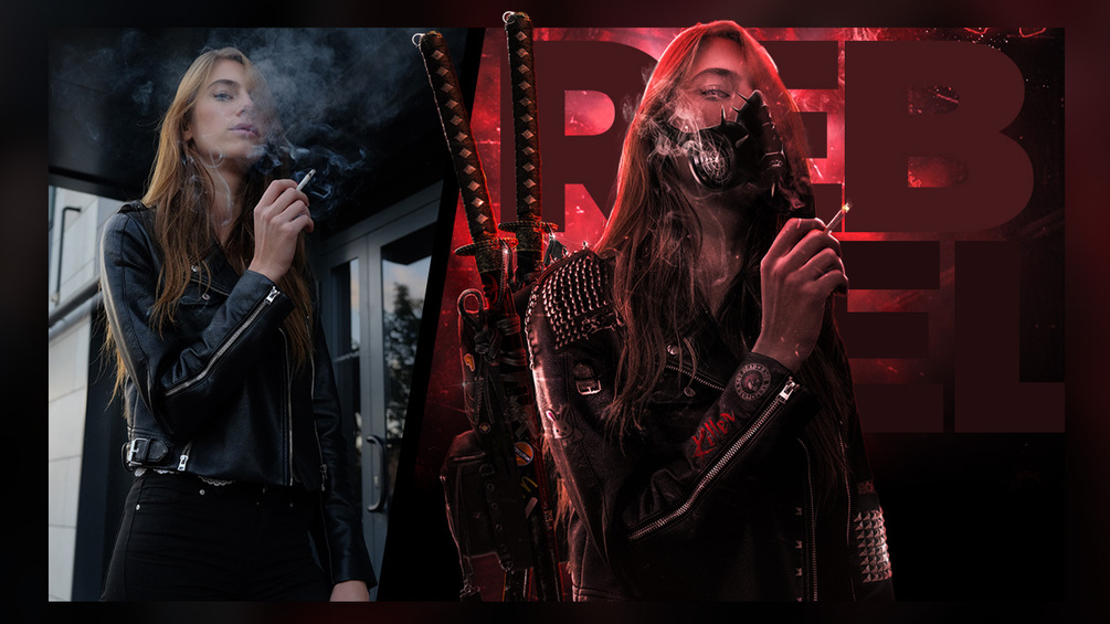 THE REBEL | Photoshop Manipulation Tutorial Speed Art + PSD File