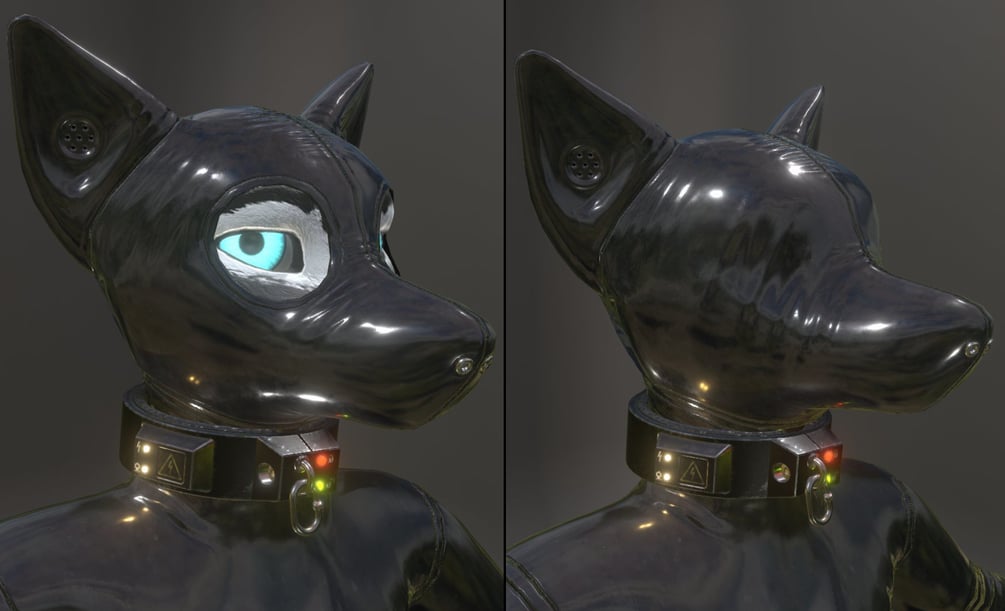 Canis Woof Latex Outfit (Catsuit) & Hoods