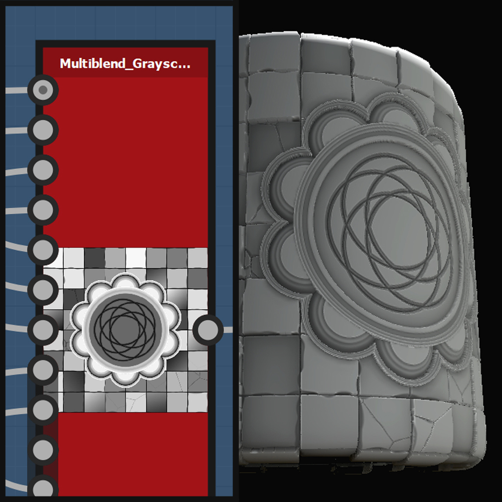 Multi-Blend Grayscale for Substance Designer