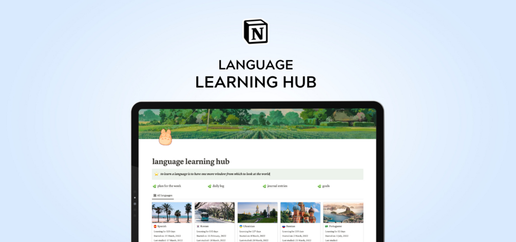 Language Learning Hub