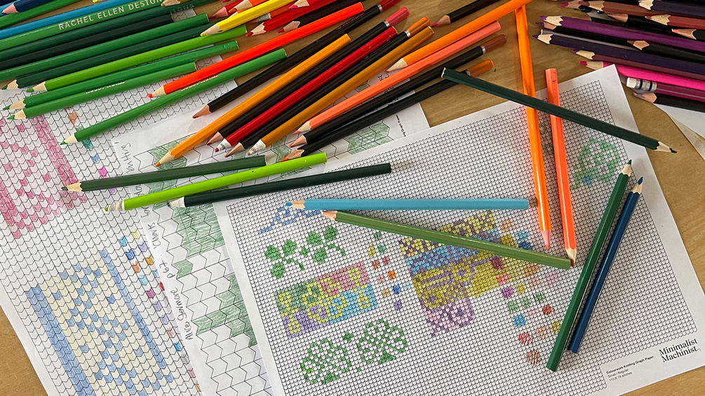 Colourwork Knitting Graph Paper - for print + digital sketching