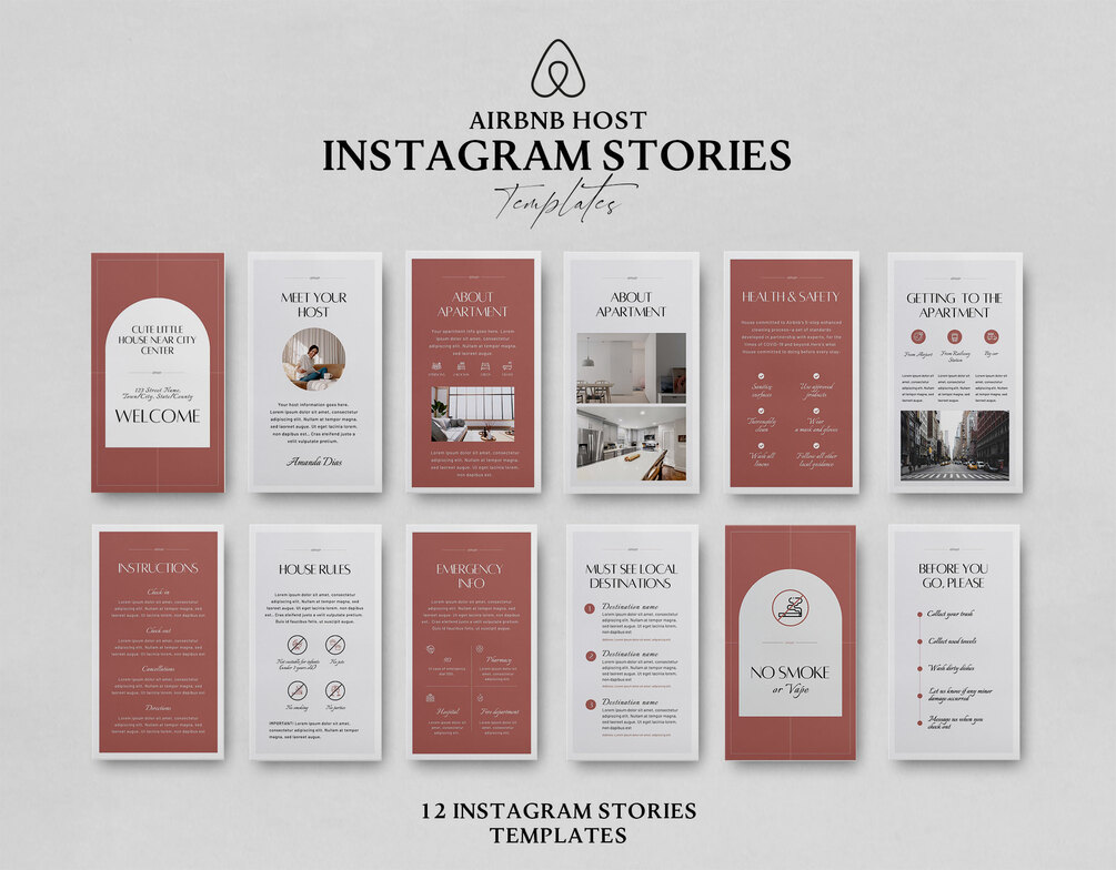 Canva Instagram Templates for Airbnb v17