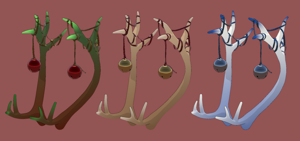 Tangled Reindeer Antlers for VRChat