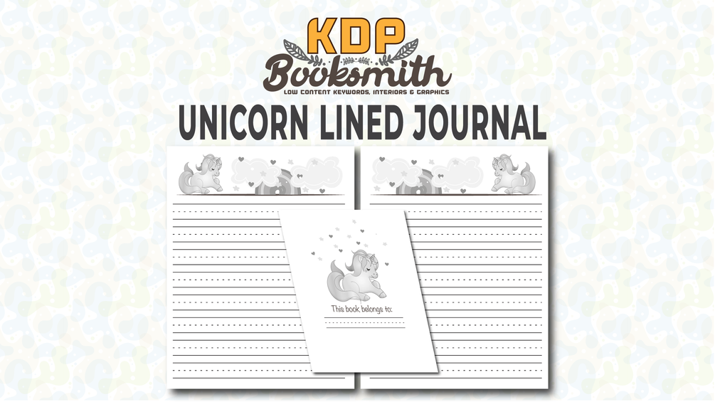 Unicorn Kindergarten Writing Paper (KDP Interior)