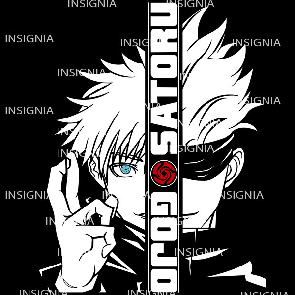 SVG Satoru Gojo PDF , PNG, SVG , AI