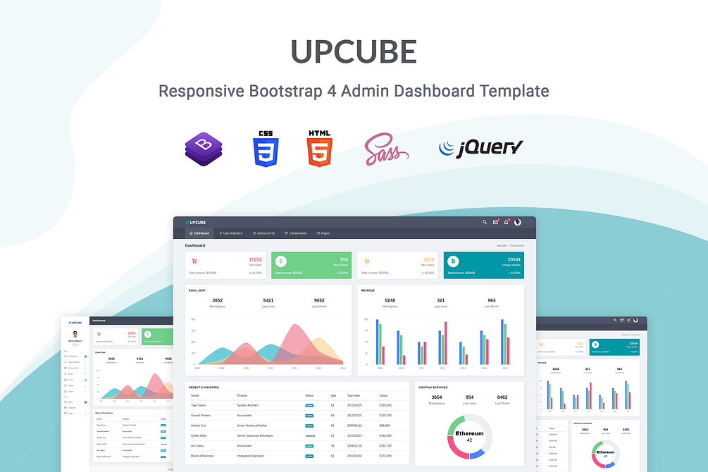Upcube Admin And Dashboard Template