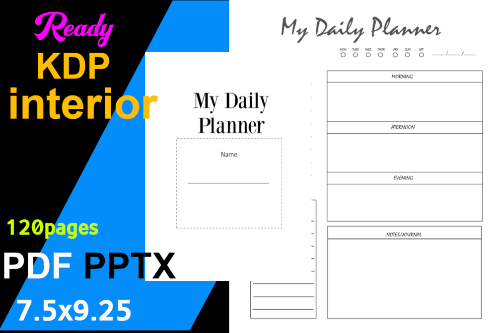 Daily Planner Notebook Journal