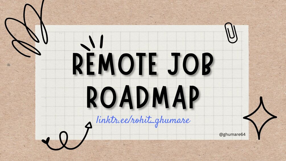 Remote Job Roadmap