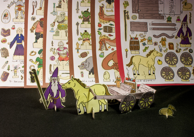 Small Swashbucklers Complete Set with Bonus Wizard Wagon!