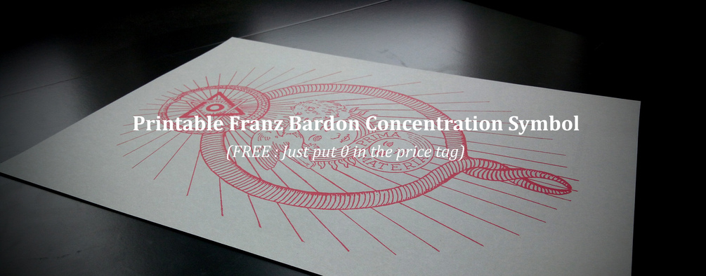 Printable Franz Bardon Concentration Symbol