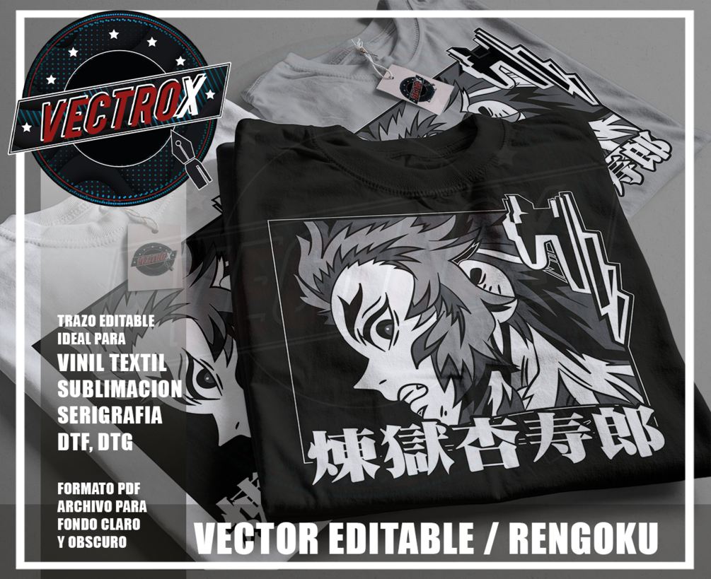 Vector Editable - Rengoku