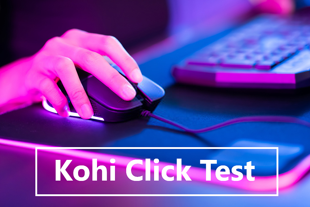 Kohi Click Test -Easy Way To Click Faster