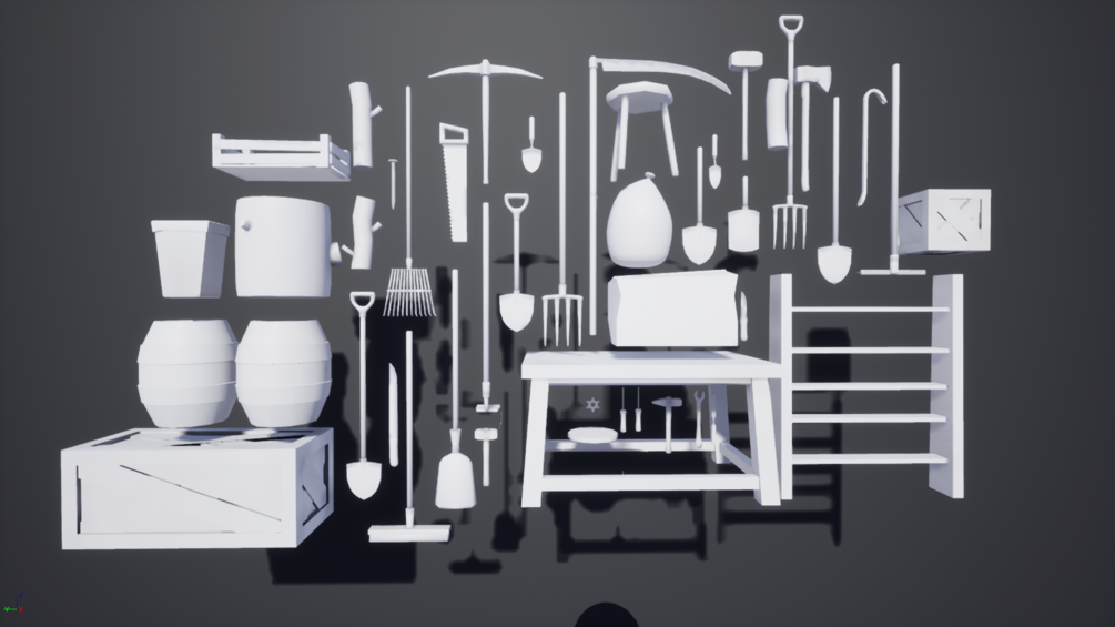 Prototyping Props - Yard Tools