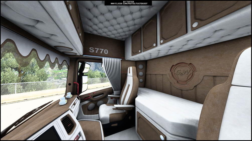 Interior Scania S/R Next Gen G&W ETS 2 #60