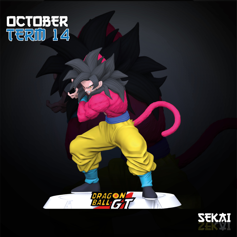 Goku SSJ4 Sculpture - Sekai 3D Models - Tested and Ready for 3D printing