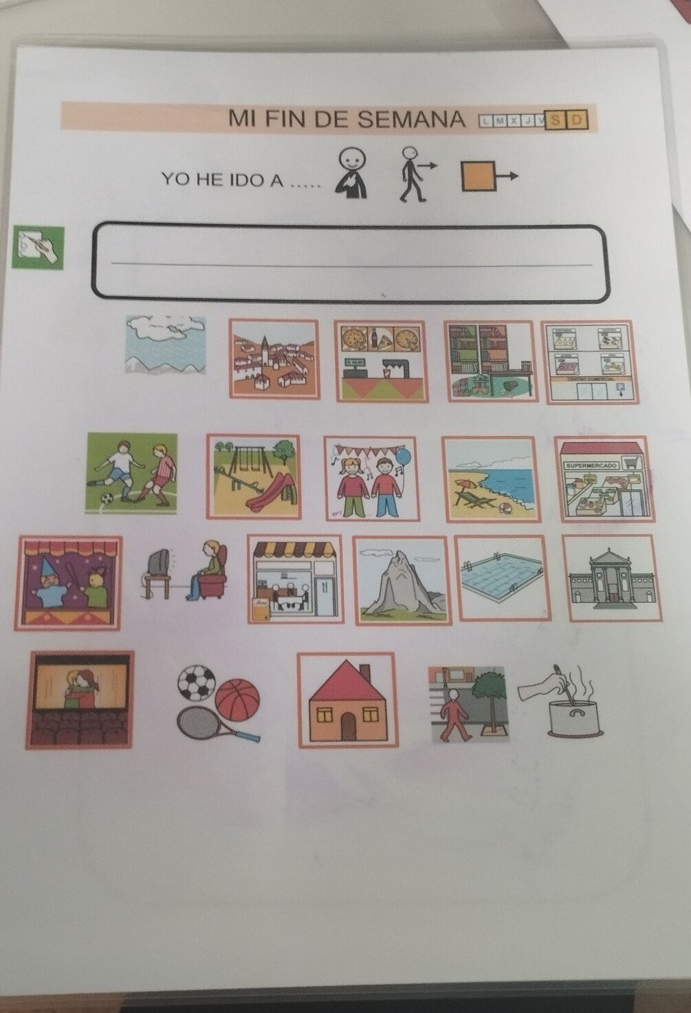 Relato mi fin de semana. TEA