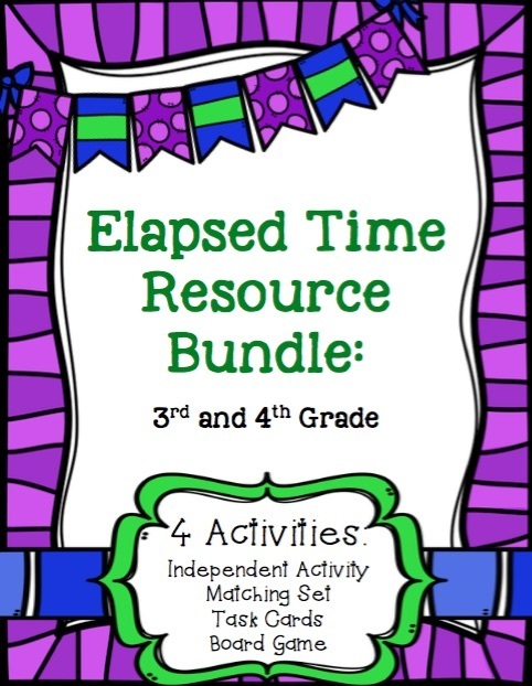Elapsed Time Resource Bundle for 3-4 Grade
