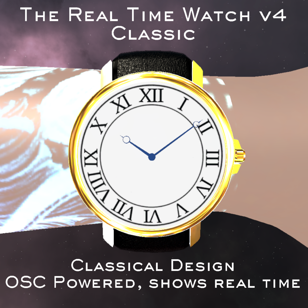 Classic Realtime Watch v4 system for VRChat 3.0. avatars
