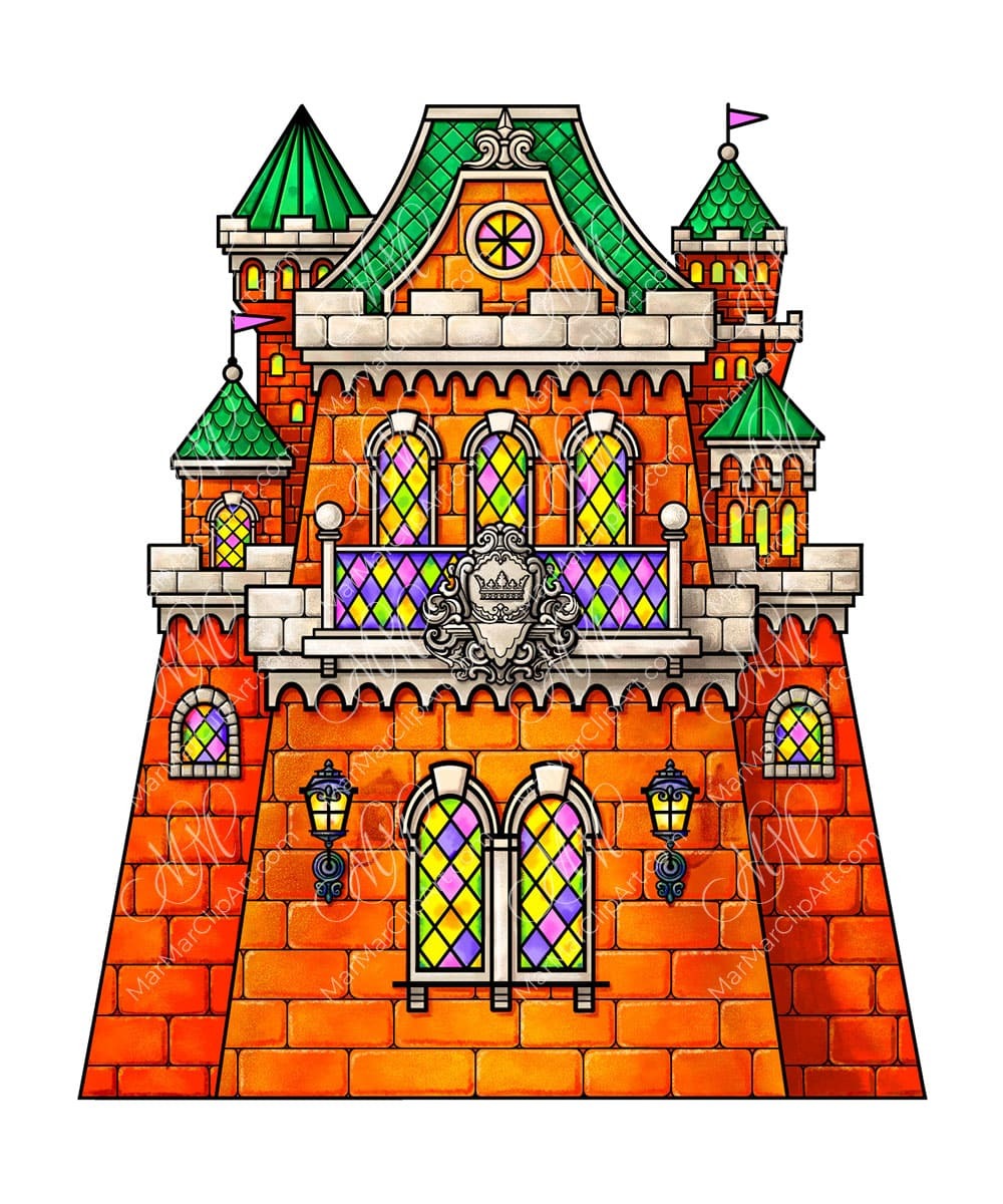 Orange castle