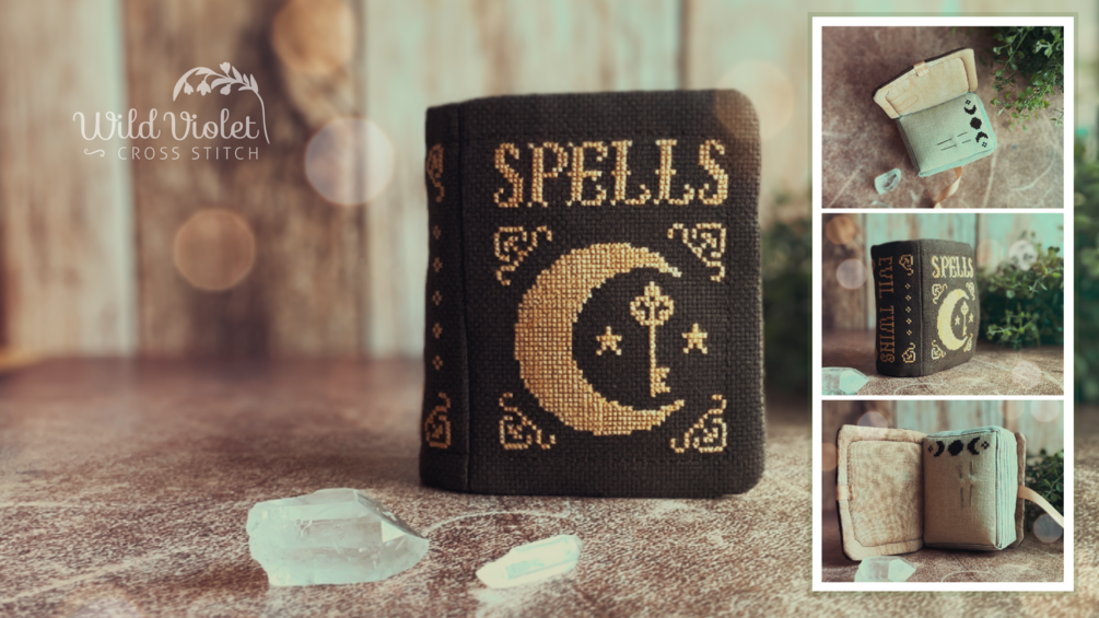 Book of Spells Pincushion Cross Stitch Pattern