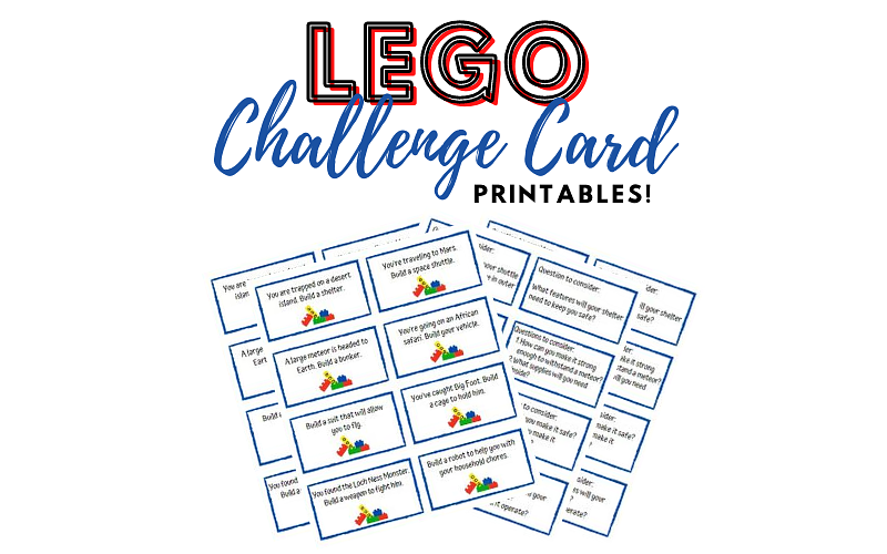 Lego Challenge Printable Cards