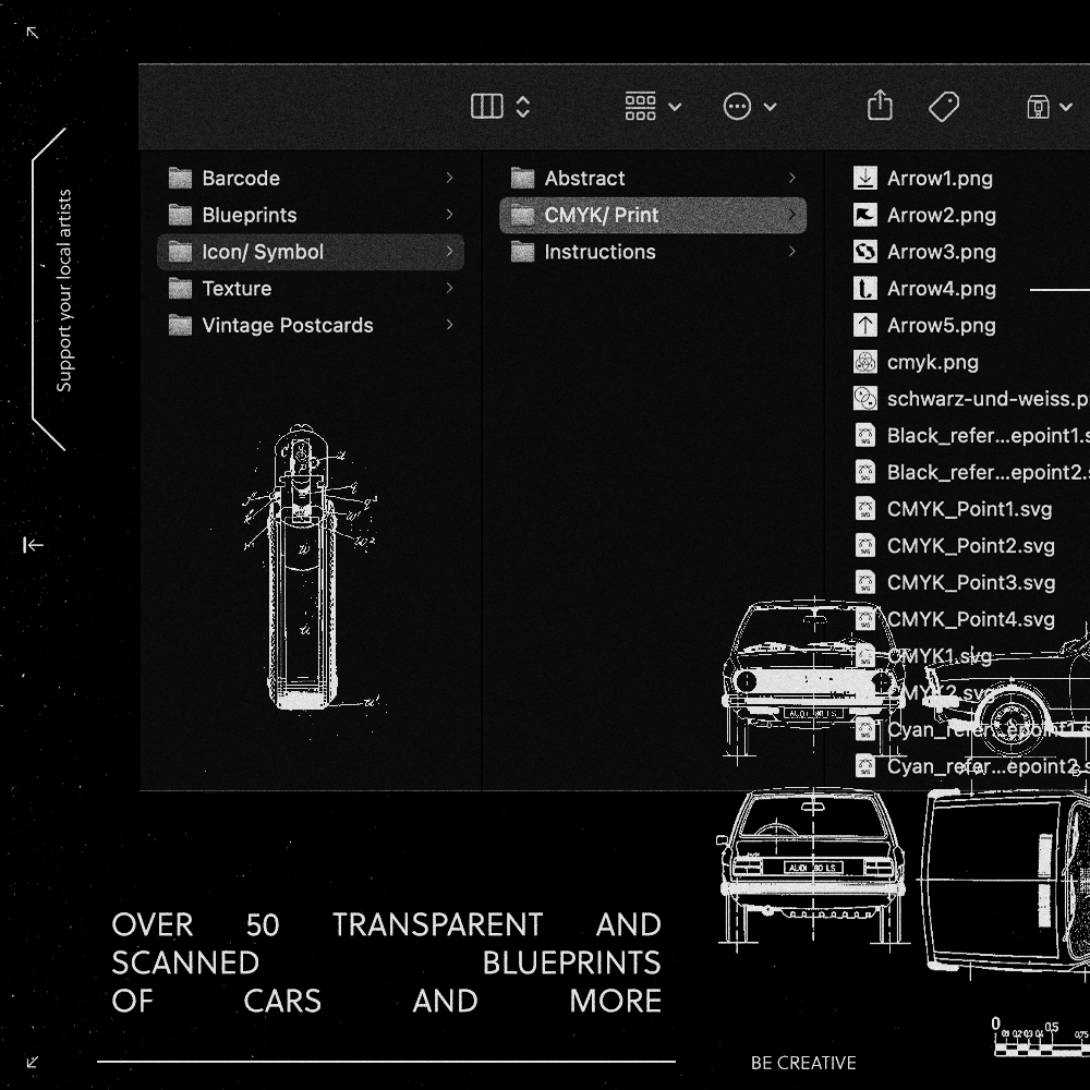 Edgy Graphic Design Assets