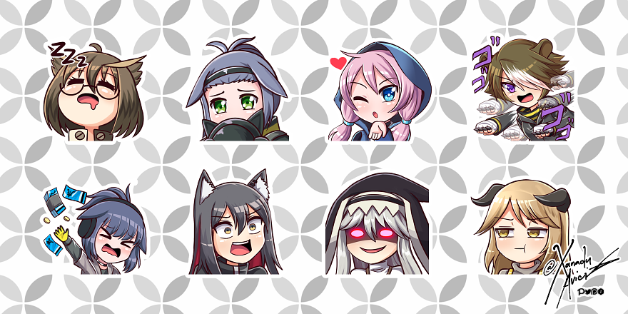 Arknight Emote Pack 2 ! (Statics Only)